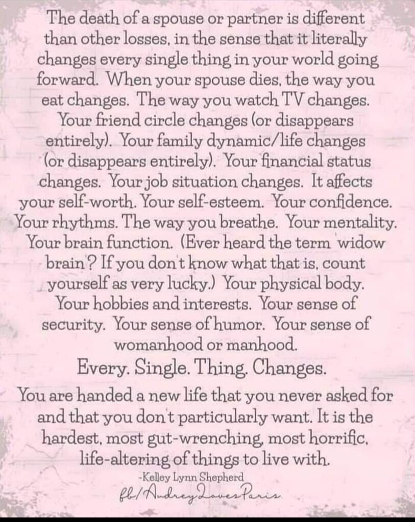 Life since my Soulmate died - Losing a partner - Sue Ryder Online ...